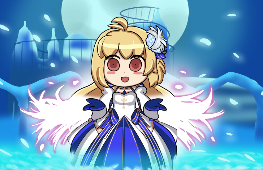 Safebooru - 1boy 1girl archetype earth arcueid brunestud blonde hair ...