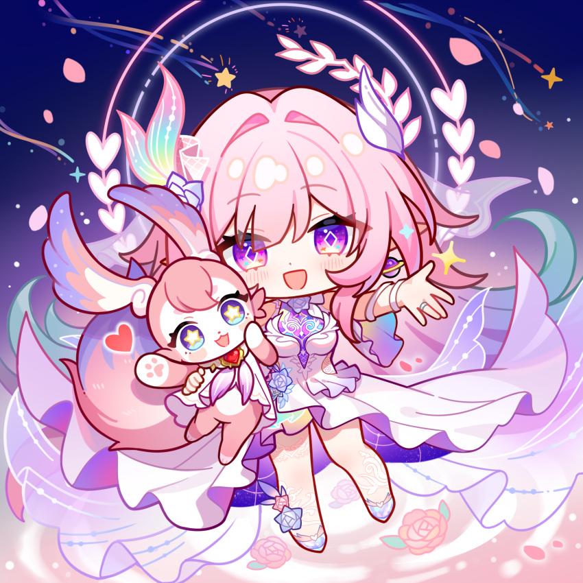 Safebooru - 1girl absurdres breasts chibi chibi only cyrene (honkai ...