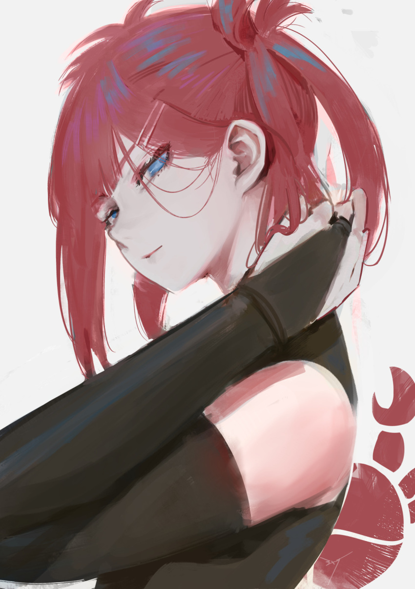 Safebooru - 1girl atelier live bangs black gloves blue eyes crab elbow gloves ex-trident ...