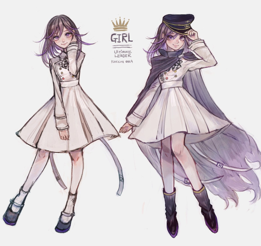 Safebooru - 1girl ami (amm mi315) bangs black cape black footwear boots cape character name ...