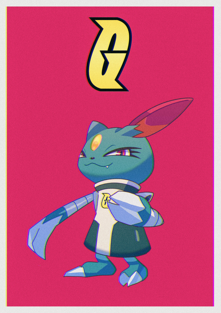 Safebooru - absurdres border claws closed mouth clothed pokemon ...