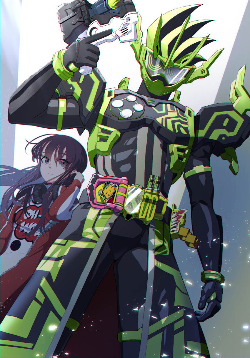 Safebooru - 1boy 1girl absurdres black eyes black hair buttons game ...