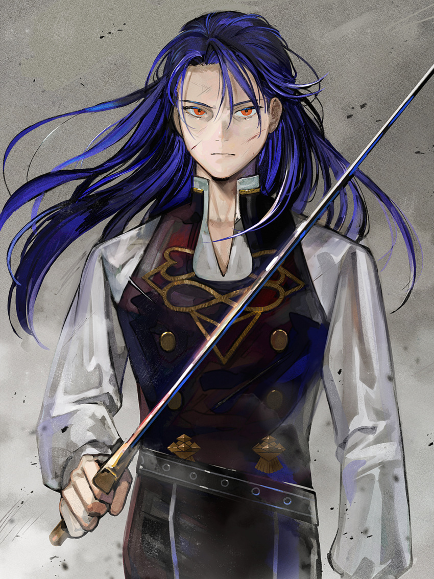 Safebooru - 1boy blue hair commentary request felix hugo fraldarius ...