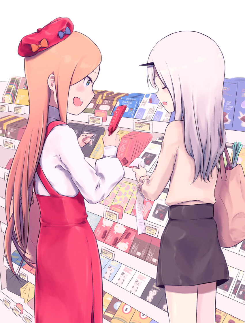 Safebooru - 2girls abigail williams (fate) absurdres bangs blonde hair blue eyes blush breasts ...