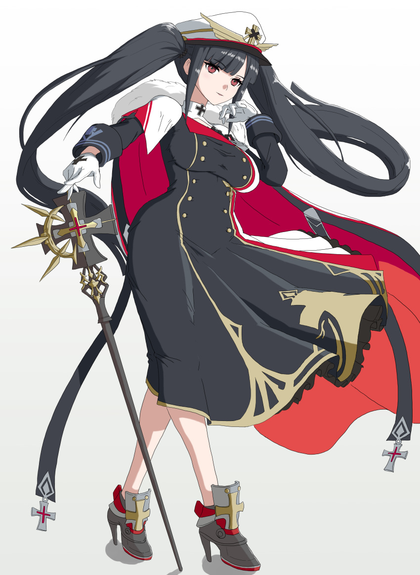 Safebooru - 1girl absurdres armored boots artist request azur lane ...