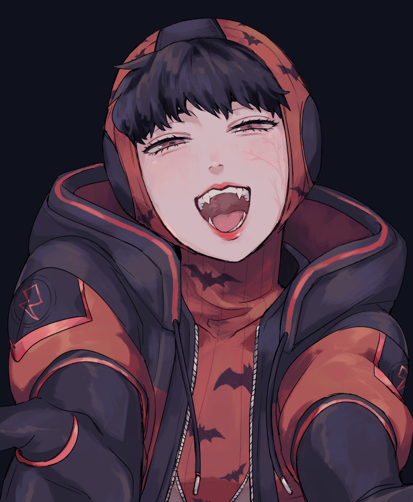 Safebooru - 1girl apex legends black background black gloves black hair blush bodysuit brown ...