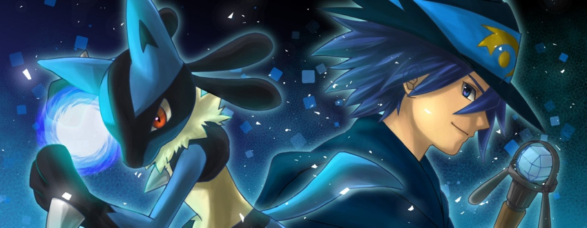 Safebooru - 1boy bangs blue eyes blue hair cloak closed mouth ...