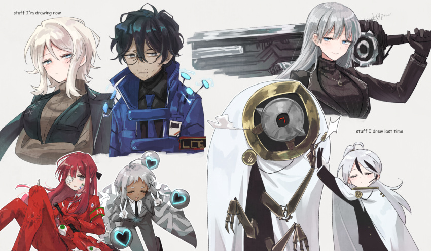 Safebooru - 2boys 5girls aedd (e.g.o) ahoge angelica (project moon) aya ...