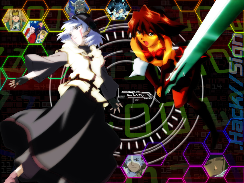 Safebooru - .hack// .hack//sign mimiru tagme tsukasa | 32714