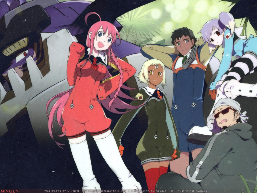 Safebooru - diebuster gunbuster 2 lal'c mellk mal nicola vacheron nono ...