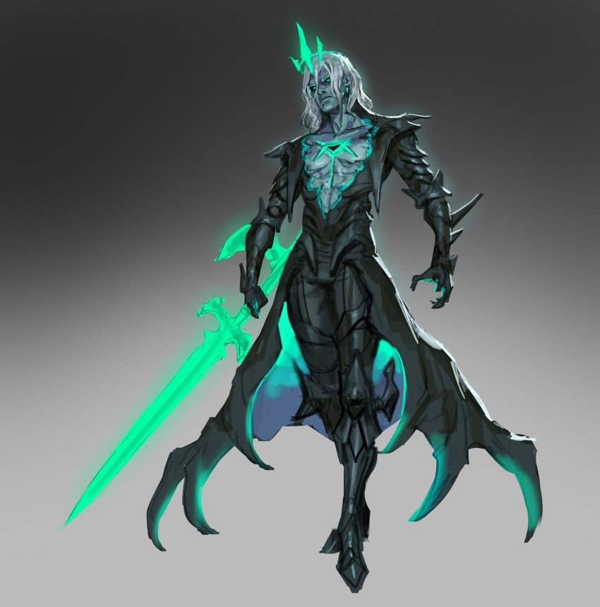 Safebooru 1boy Armor Bare Pectorals Black Armor Black Coat Black 1550
