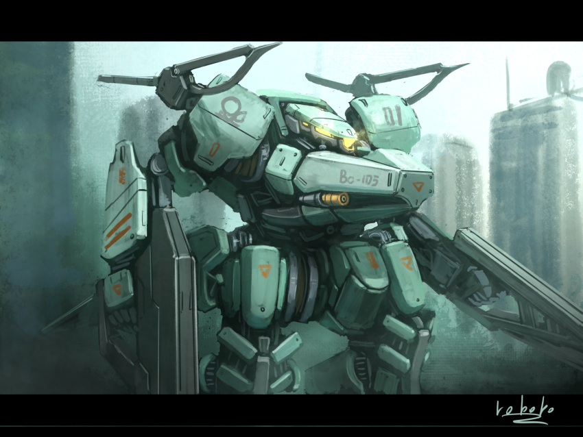 Safebooru - bottoms1237 building dual wielding glowing glowing eyes gun ...