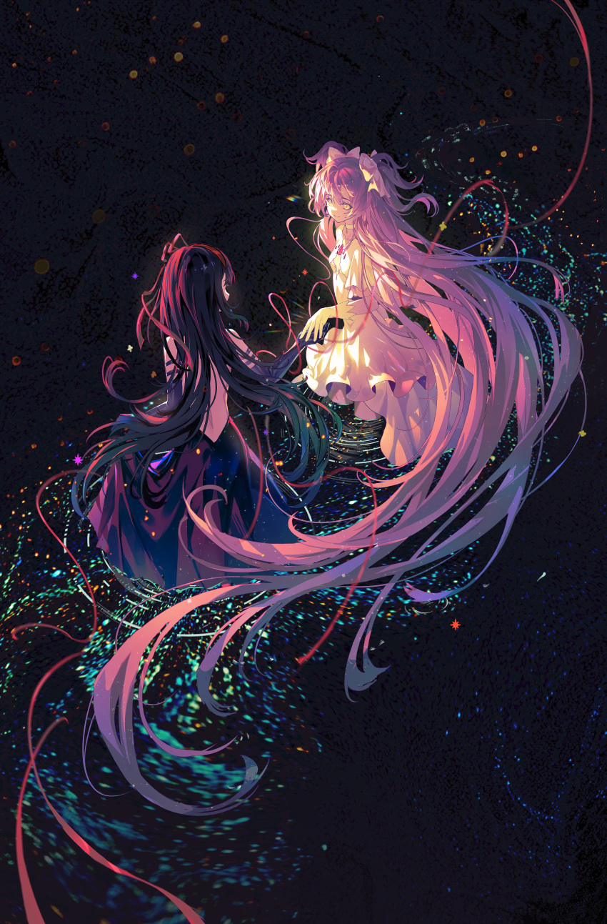 Safebooru - 2girls absurdres akemi homura akuma homura backless dress ...