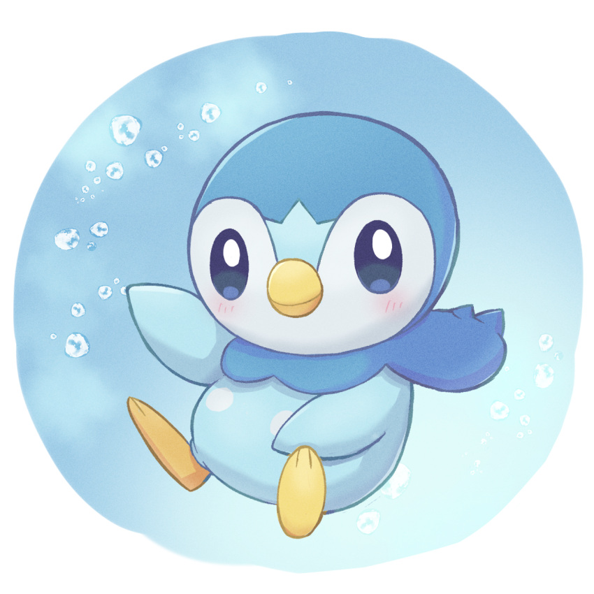 Safebooru - 025sakura393 air bubble blue eyes blush border bright ...