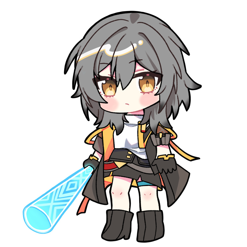 Safebooru - 1girl :/ absurdres amaya2002714 baseball bat black gloves ...