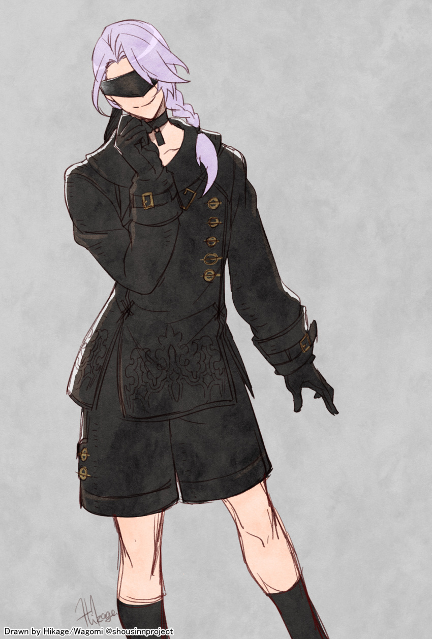 Safebooru - 1boy 9s (nier:automata) 9s (nier:automata) (cosplay) artist name banana gyuunyuu ...