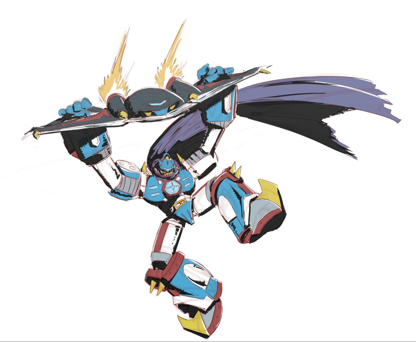 Safebooru - armor black cape blue armor cape digimon digimon (creature ...