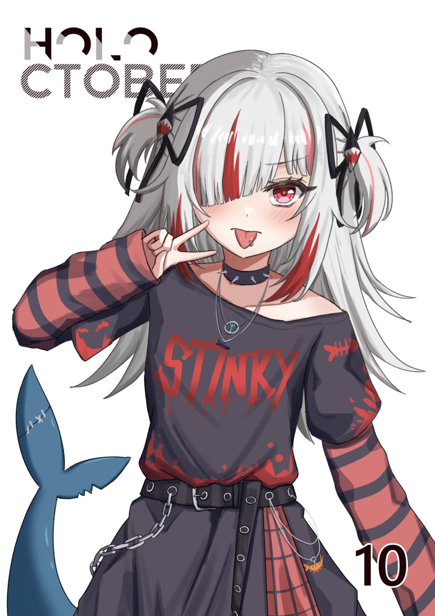 Safebooru - 1girl absurdres alternate costume belt black belt black shirt black skirt chain ...