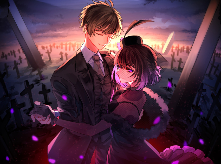 Safebooru - 1girl absurdres axis powers hetalia black dress black gloves breasts brown hair ...