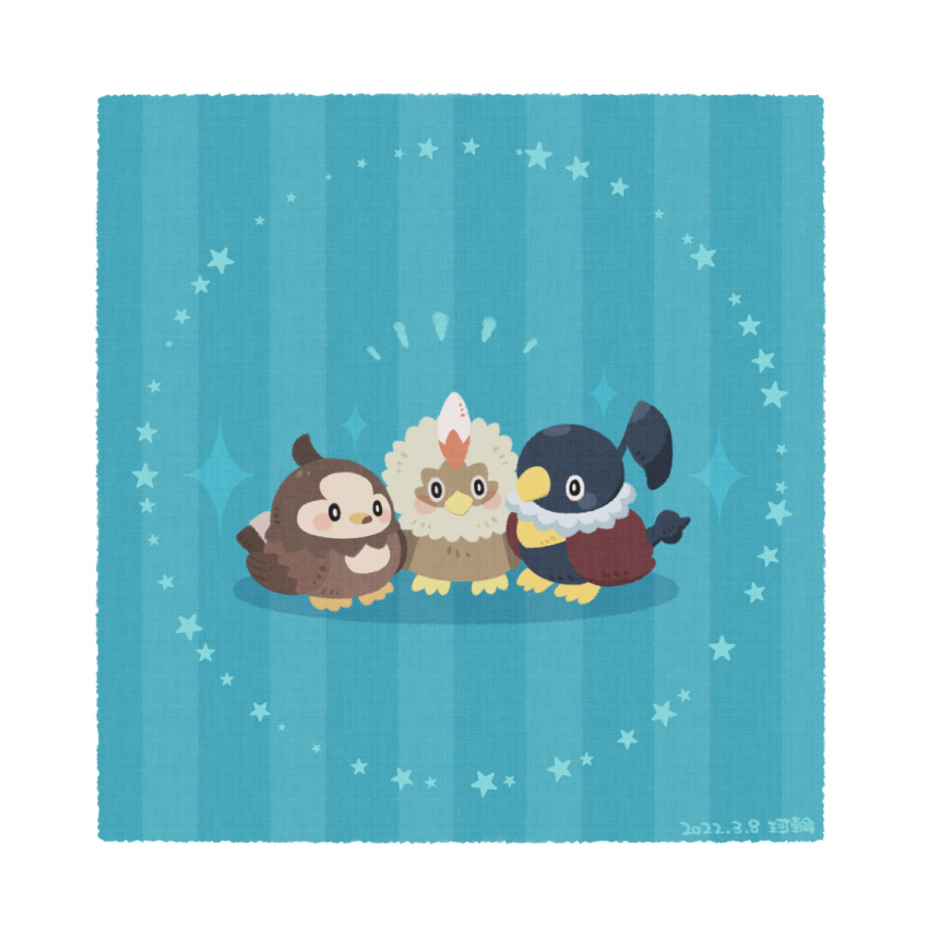 Safebooru - alternate color animal focus bird black eyes blue ...