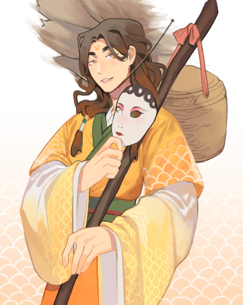 Safebooru - 1boy basket brown hair chinese clothes copyright request ...
