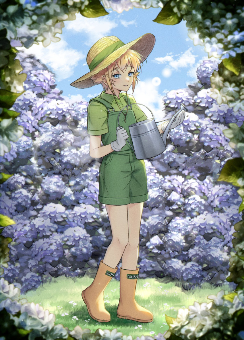 Safebooru - 1boy alternate costume basil (faraway) (omori) basil (omori) blonde hair blue eyes ...