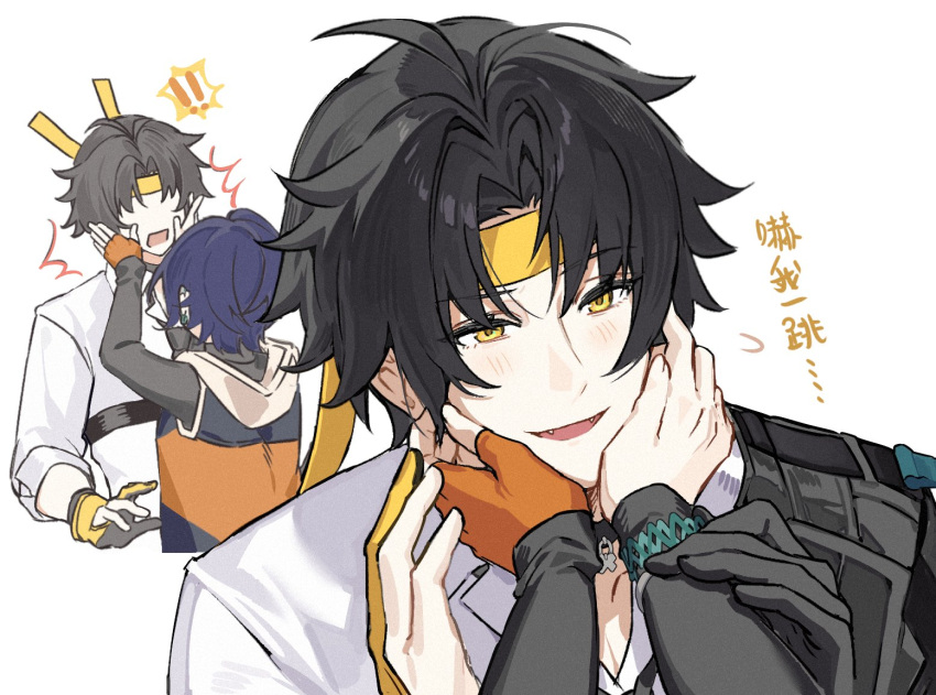 Safebooru - ! !! 1boy 1girl asaba harumasa belle (zenless zone zero ...