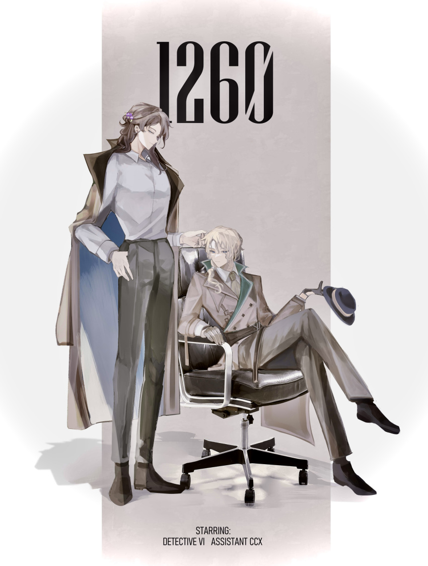 Safebooru 210 Reverse1999 2boys 6 Reverse1999 Absurdres Black 7642