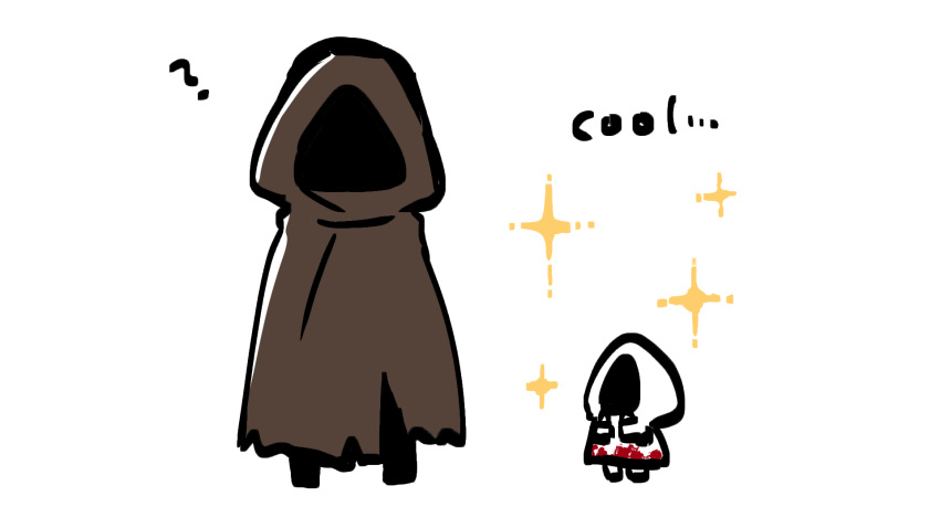 Safebooru - 1boy 1girl axe blood blood on clothes brown cloak chibi ...