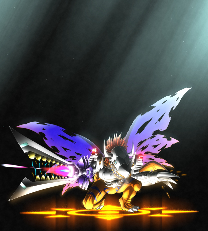 Safebooru - a10thunderboit arm cannon black background claw (weapon ...