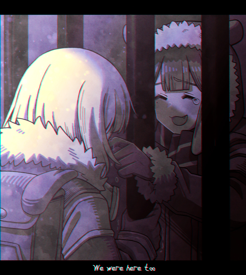 Safebooru - 021 shiro 2girls absurdres closed eyes crying english text ...