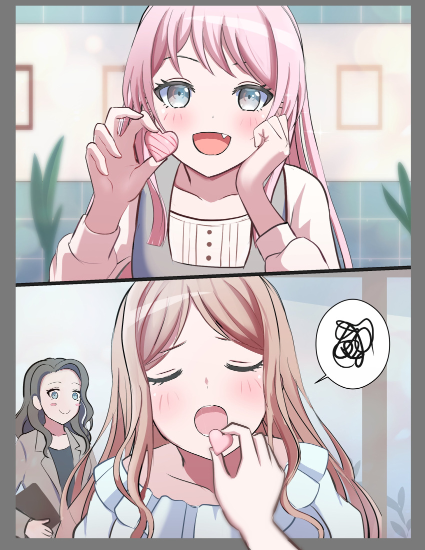 Safebooru - 3girls absurdres bang dream! bang dream! it's mygo!!!!! black hair blue eyes blush ...