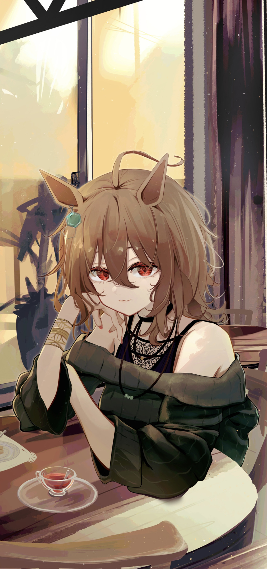 Safebooru - 1girl absurdres agnes tachyon (umamusume) ahoge alternate costume animal ears bare ...