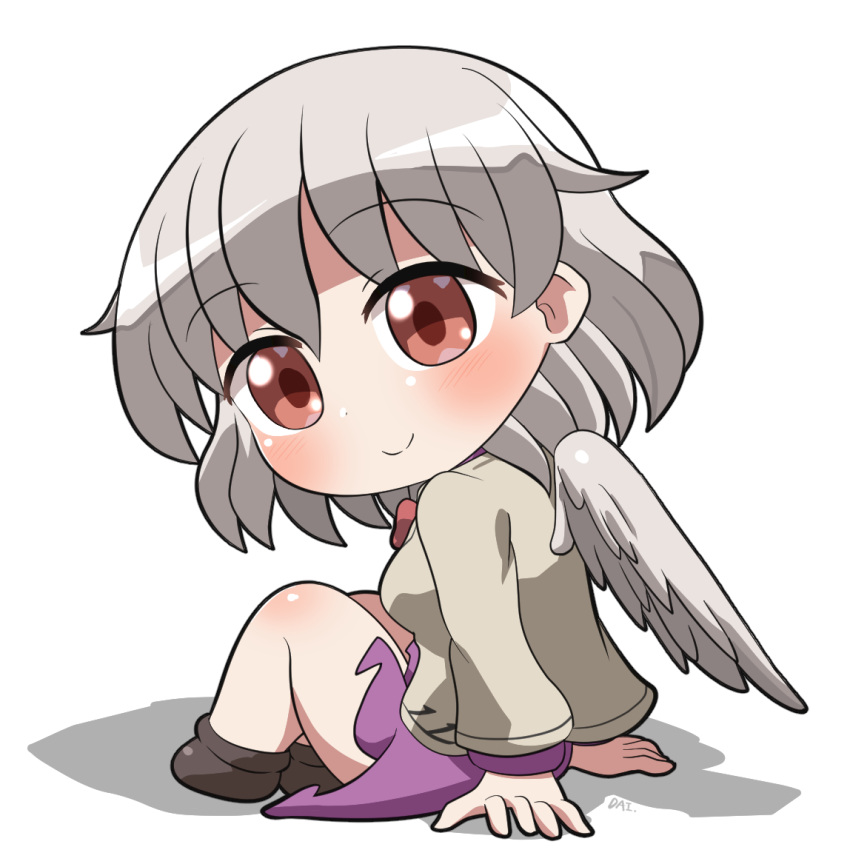 Safebooru - 1girl blush brown jacket brown shoes chibi chibi only ...