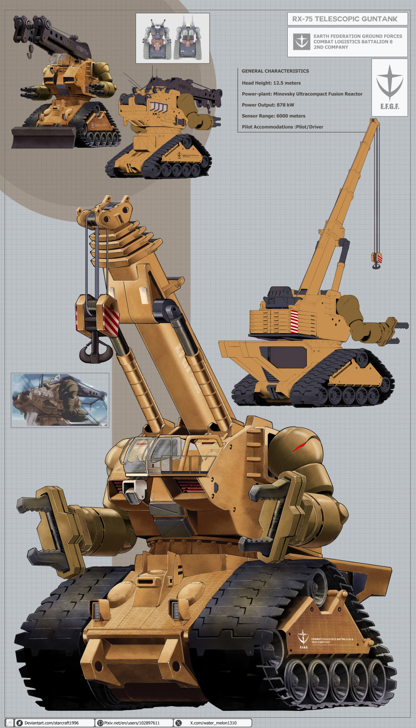 Safebooru - absurdres anime screenshot berge guntank caterpillar tracks ...