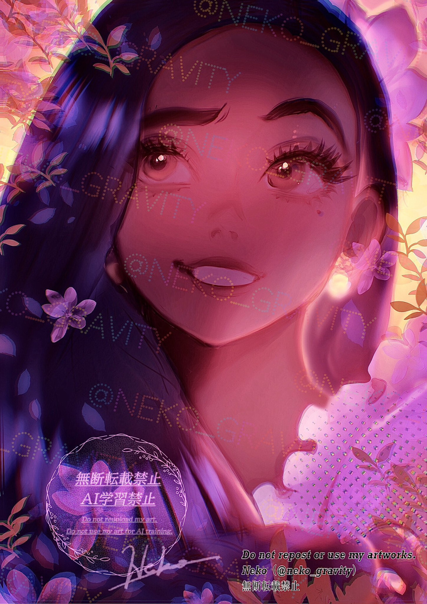 Safebooru - 1girl brown eyes brown hair dark-skinned female dark skin ...