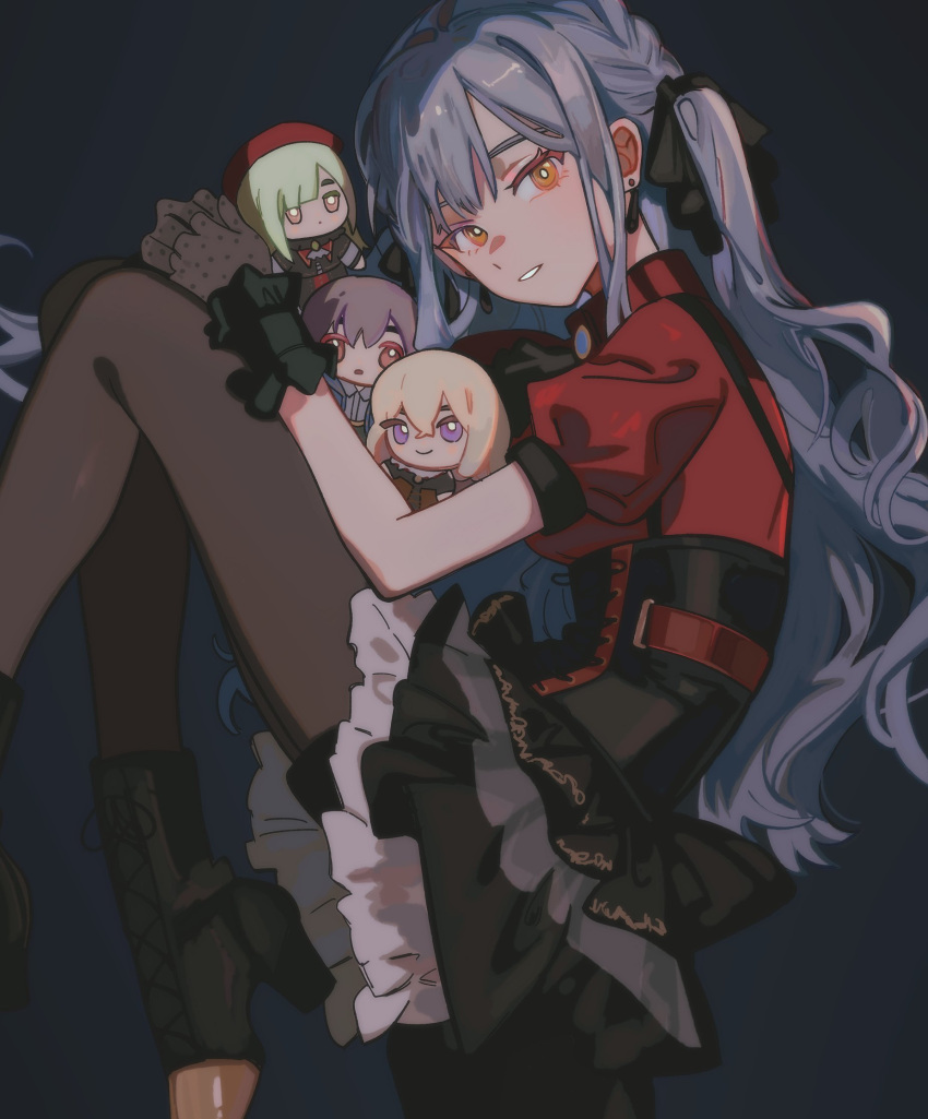 Safebooru - 1girl akmizuk bang dream! bang dream! it's mygo!!!!! black boots black corset black ...