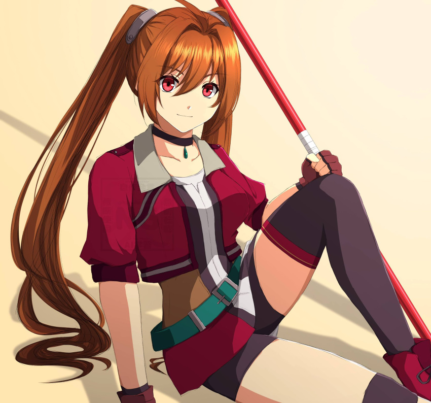 Safebooru - 1girl ahoge antenna hair bike shorts brown hair cropped jacket double-parted bangs ...