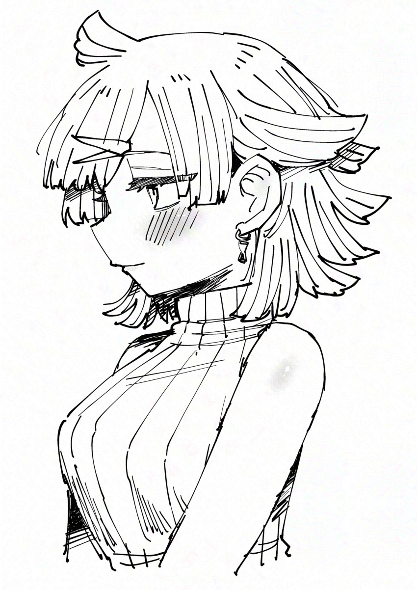 Safebooru - 1girl aki mabayu alternate hair length alternate hairstyle ...