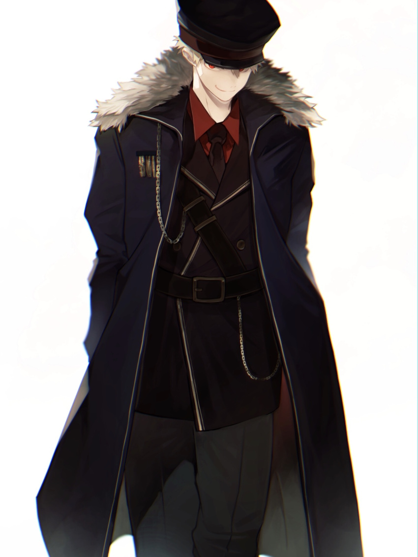 Safebooru - 1boy alternate costume bakugou katsuki belt belt buckle black belt black coat black ...