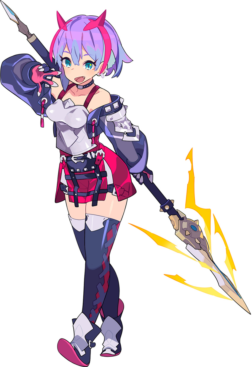 Safebooru - 1girl arm up armor armored boots artist request bangs bare shoulders black choker ...