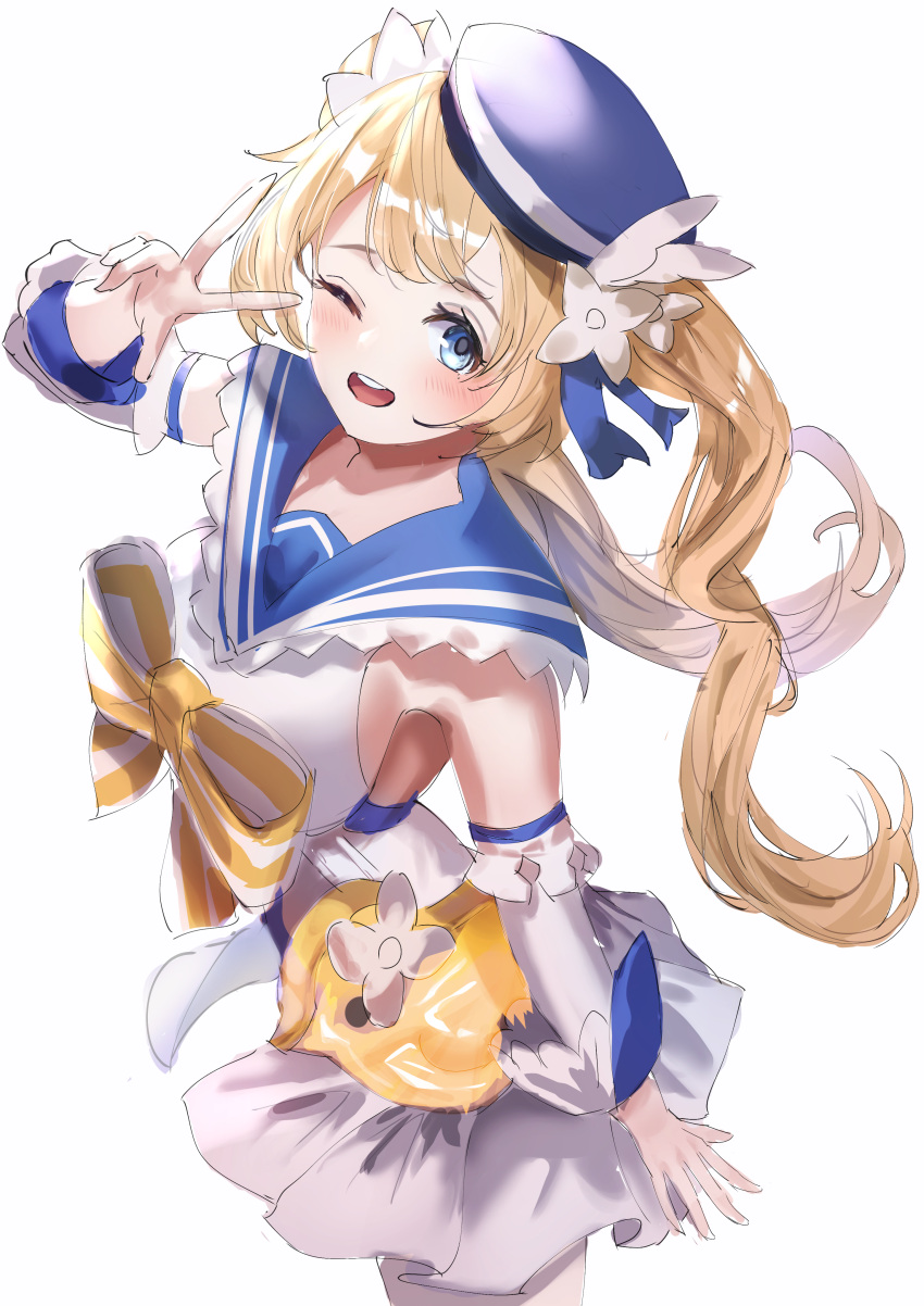 Safebooru - 1girl absurdres bangs barbara pegg blonde hair blue eyes blush breasts dress ...