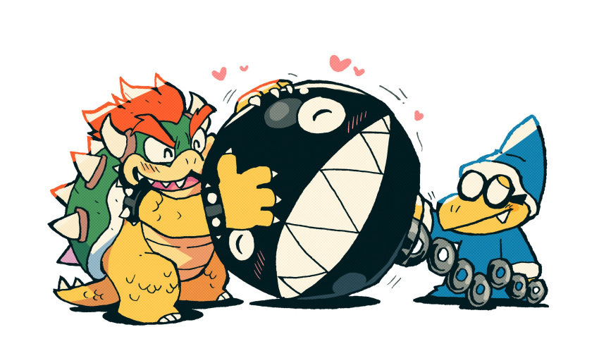 Safebooru - blue headwear blue robe blush stickers bowser chain chomp ...