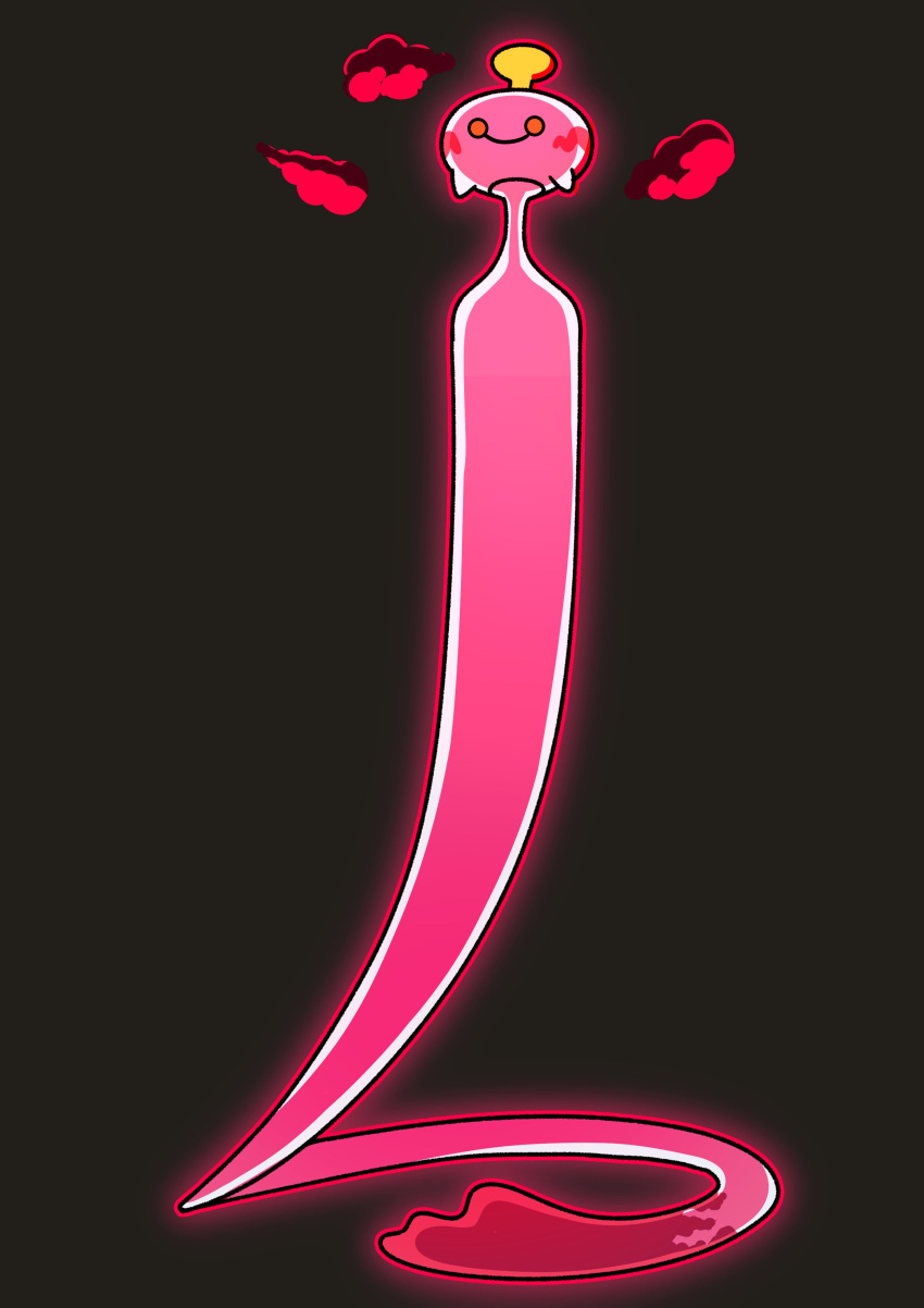 Safebooru - absurdres chimecho closed mouth clouds commentary request ...