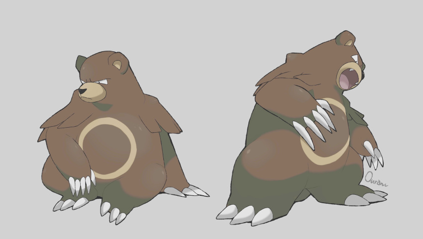 Safebooru - absurdres arm support bear closed mouth commentary request ...