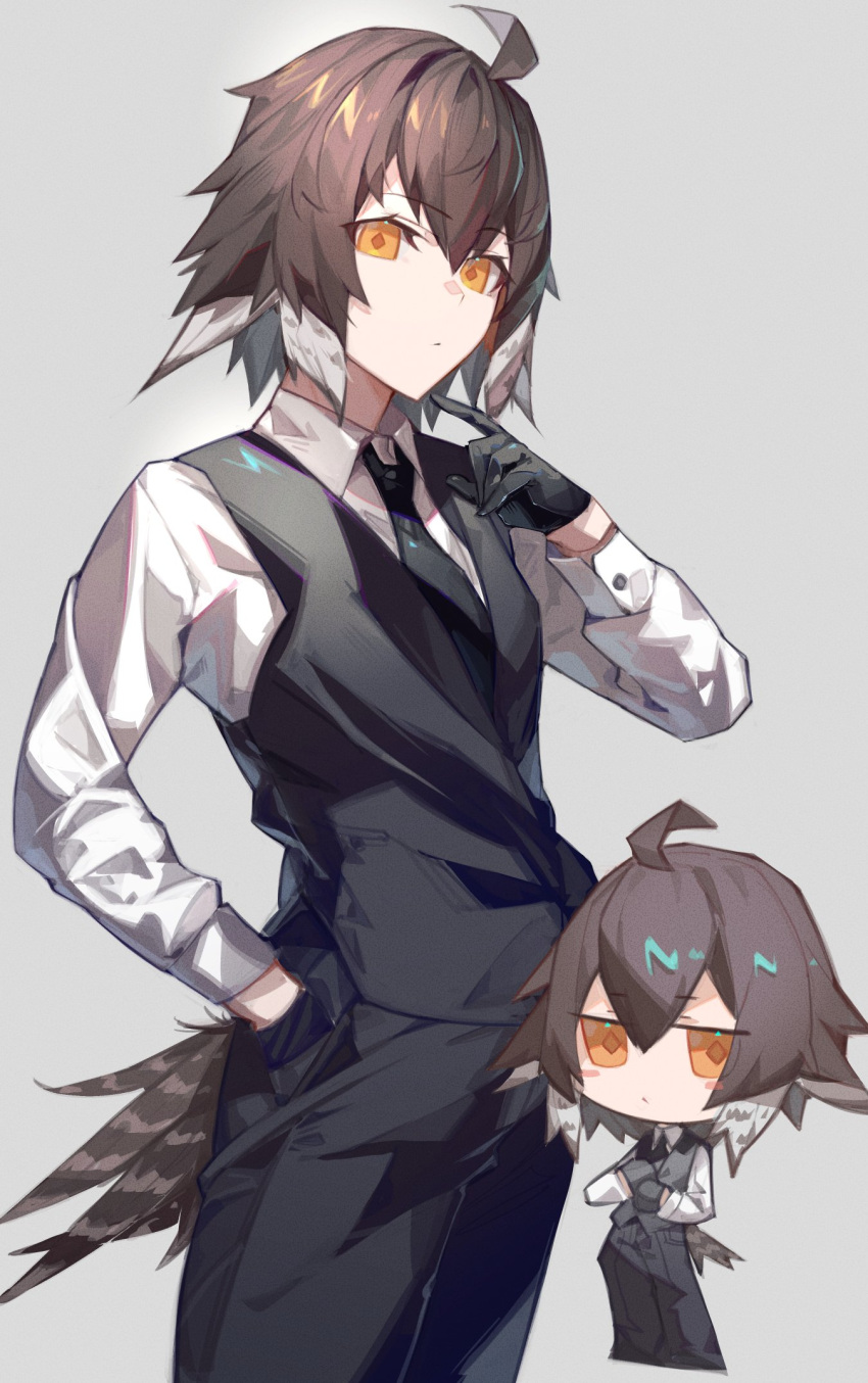 Safebooru - 1girl ahoge alternate costume arknights bird girl bird tail ...