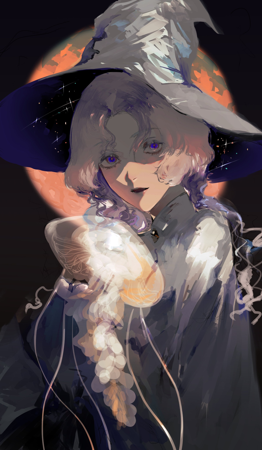 Safebooru - 1girl absurdres aegyo sal animal black lips brooch colored ...