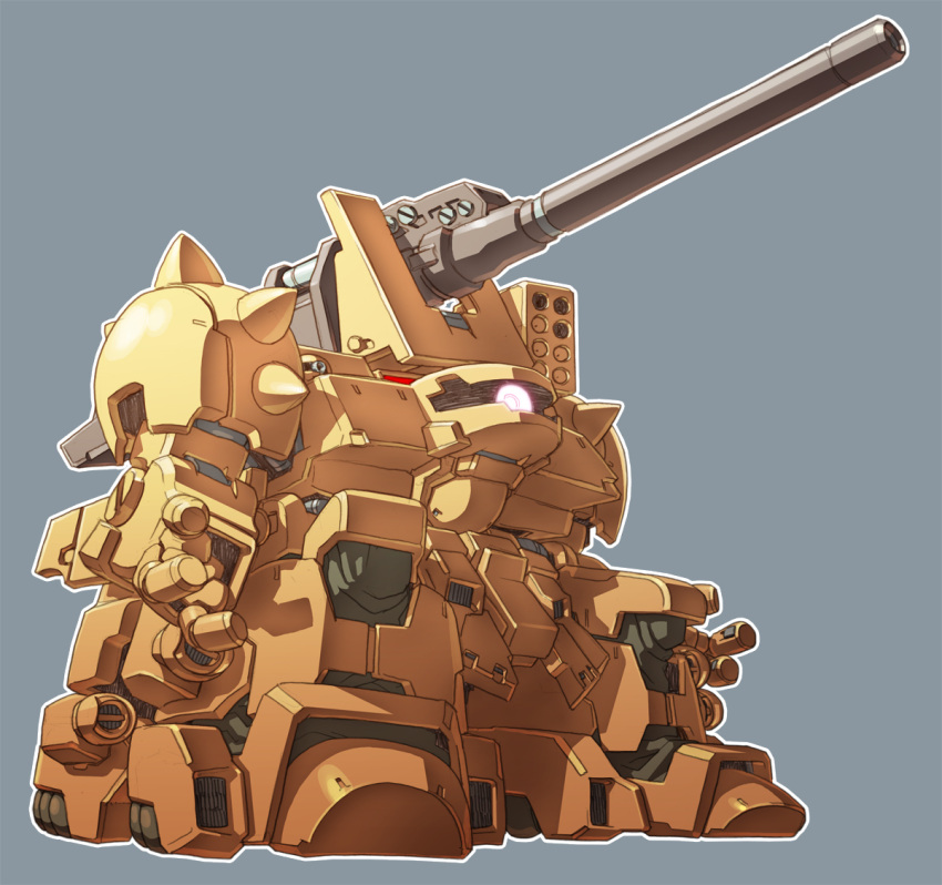 Safebooru - chibi glowing glowing eye grey background gundam gundam msv ...