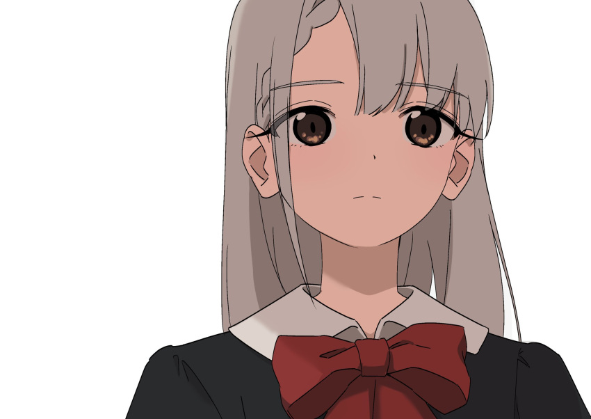 Safebooru - 1girl alternate hairstyle asymmetrical bangs bangs bow bowtie braid braided bangs ...