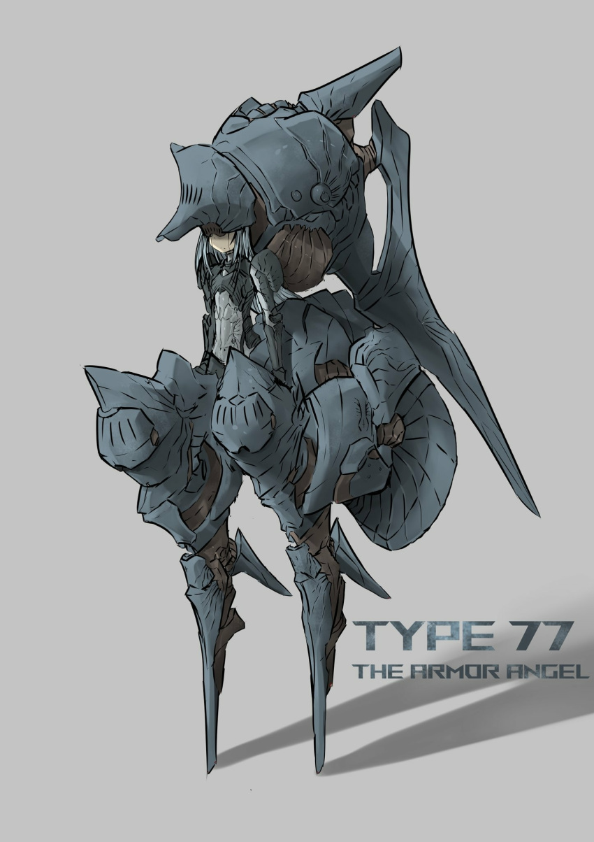Safebooru - 1girl android angel arms at sides english commentary ...